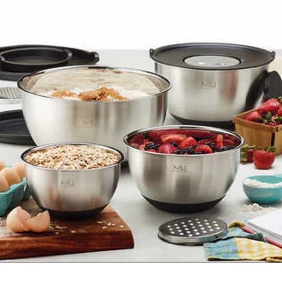Miu Miu | Kitchen | Miu Stainless Steel Mixing Bowls With Greater Set ...
